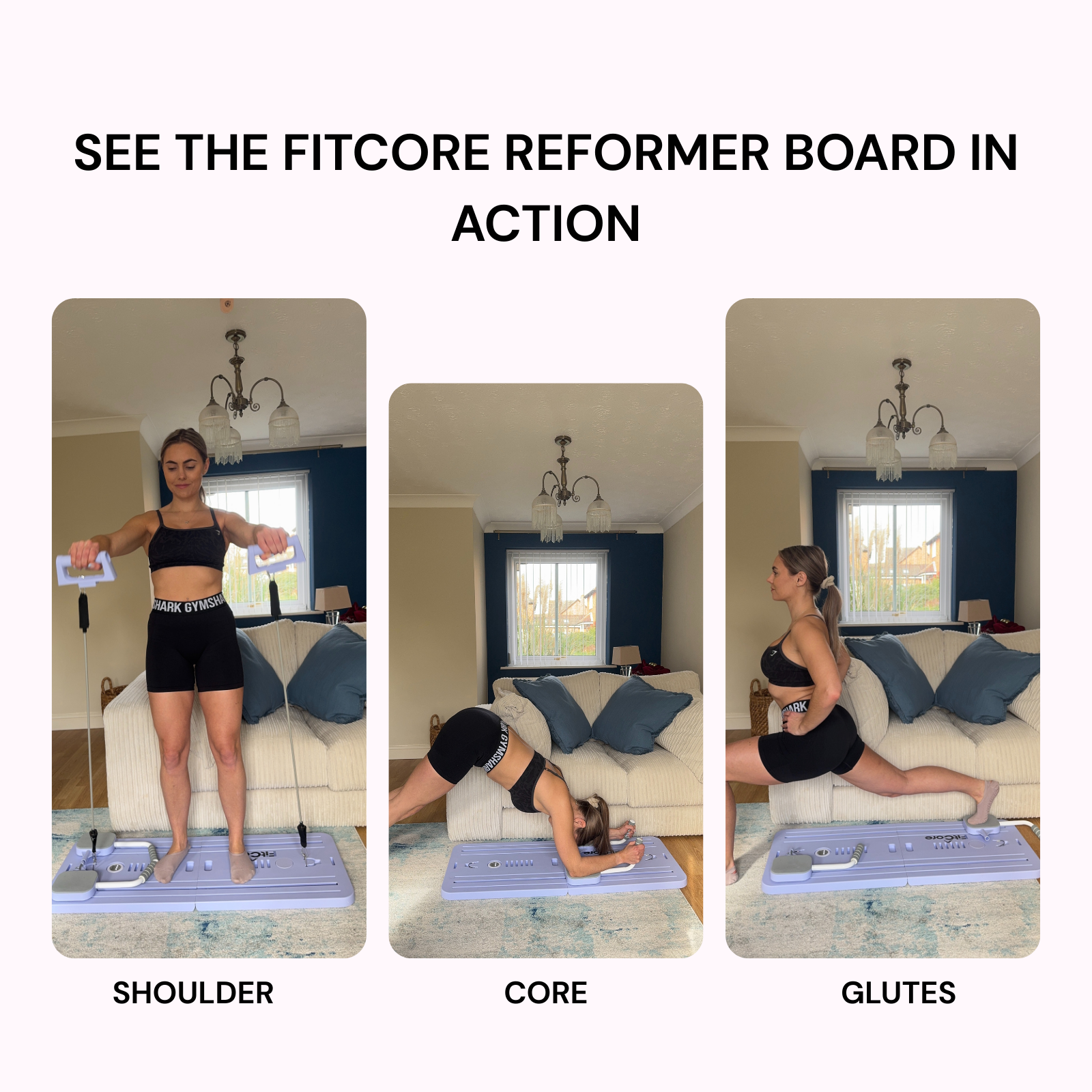 Mini Pilates Reformer Board – Compact Home Pilates Machine
